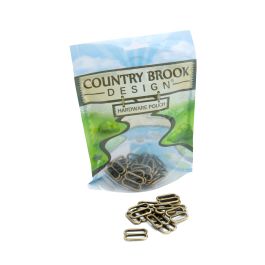 Buy 3/4 Inch Antique Brass Metal Round Wide-Mouth Triglide Slides ...