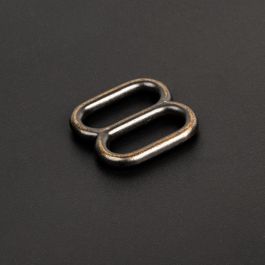 5/8 Inch Aged Bronze Metal Round Wide-Mouth Triglide Slides | Country ...
